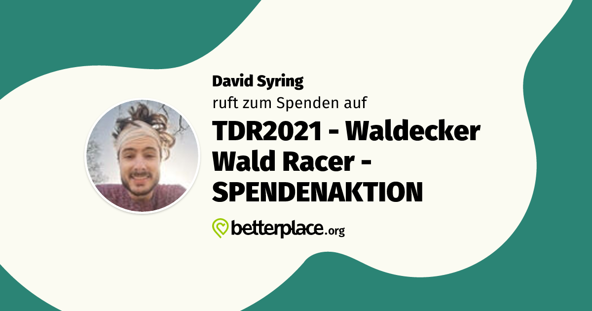 TDR2021 - Waldecker Wald Racer - SPENDENAKTION von David Syring ...