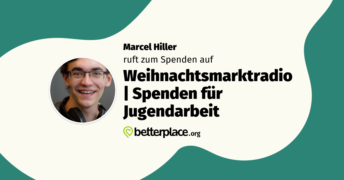 Weihnachtsmarktradio | Spenden für Jugendarbeit von Marcel Hiller ...