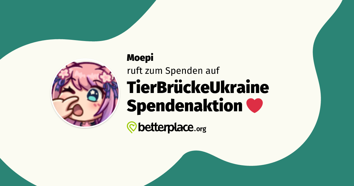 TierBrückeUkraine Spendenaktion ️ von Moepi: Unterstütze diese ...
