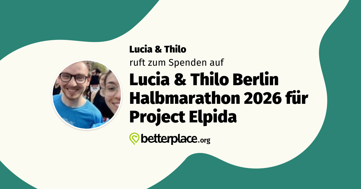Lucia & Thilo Berlin Halbmarathon 2026 für Project Elpida von Lucia ...
