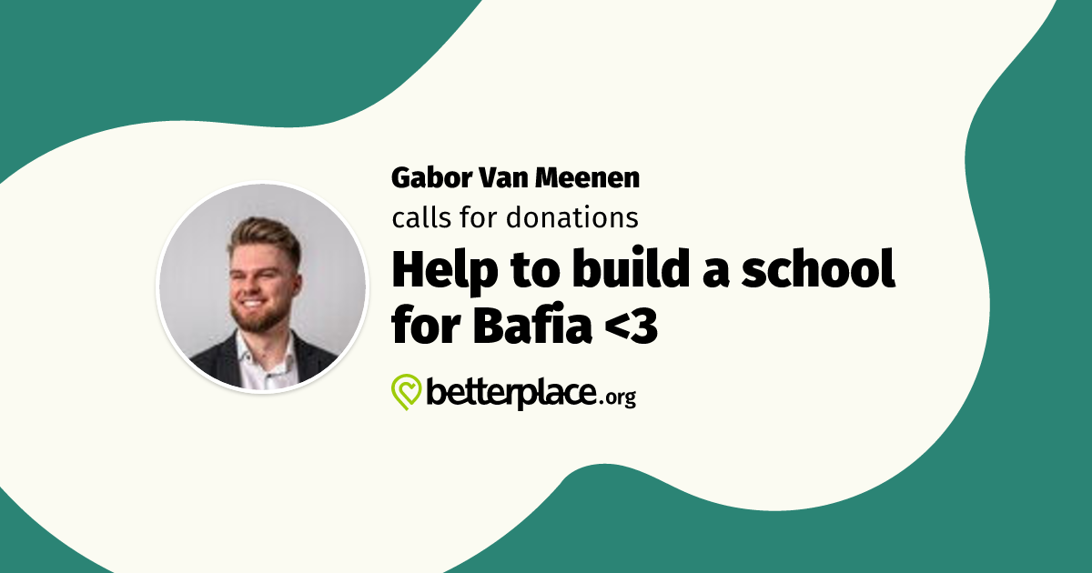 Help to build a school for Bafia